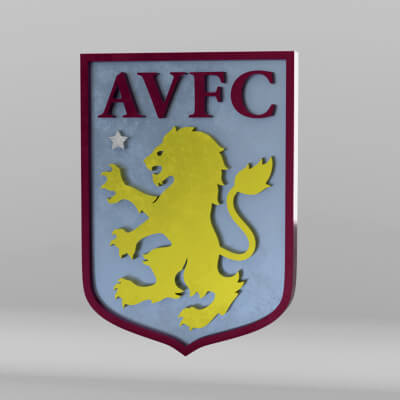Aston Villa Football Club Logo - 3D Model by guimart