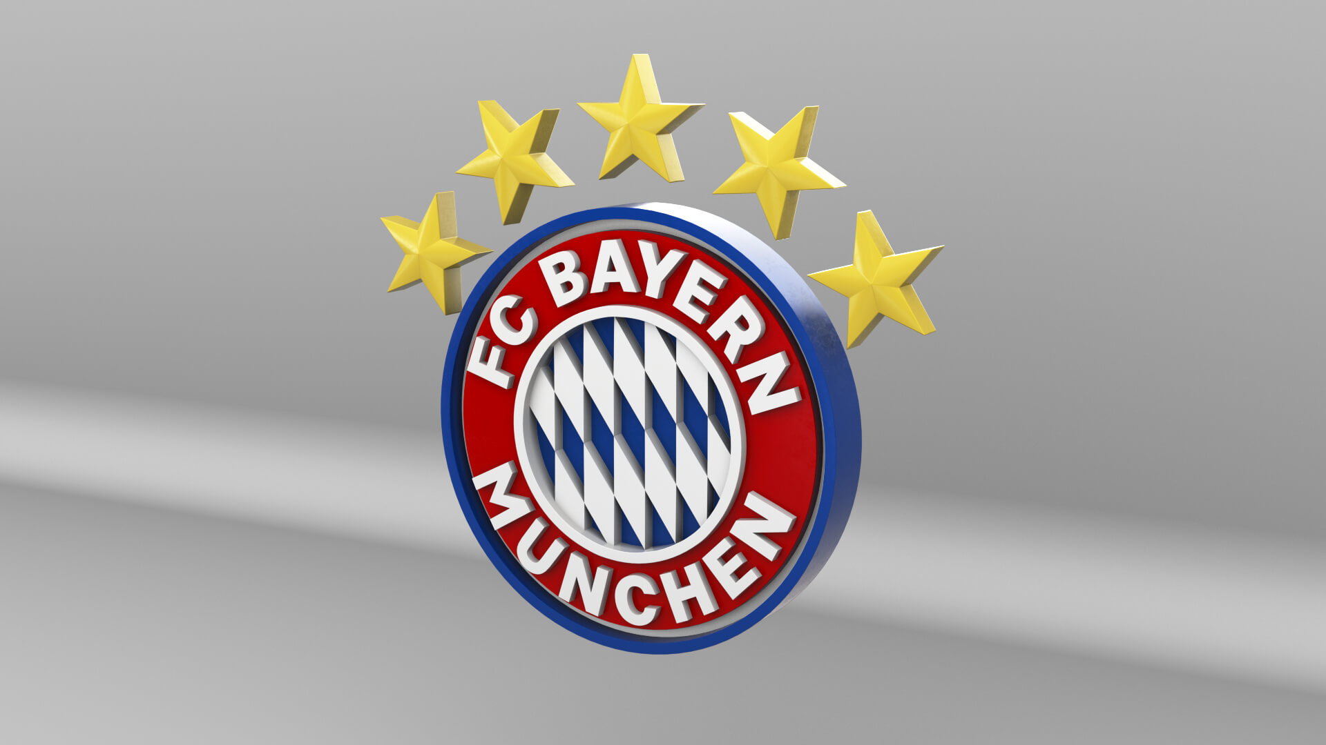 Bayern München Football Club Team Logo - 3D Model by guimart