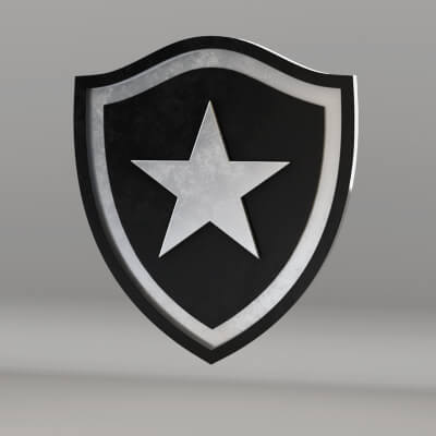 Botafogo Brazil Logo - 3D Model by guimart