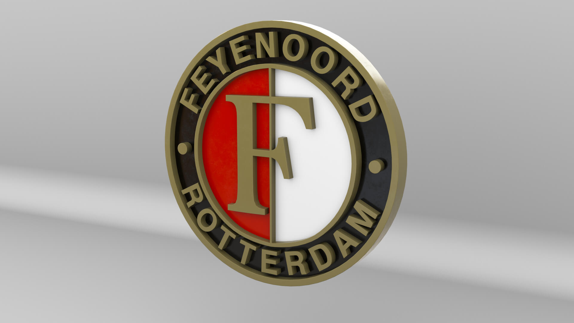 Feyenoord Rotterdam Team Logo - 3D Model by guimart