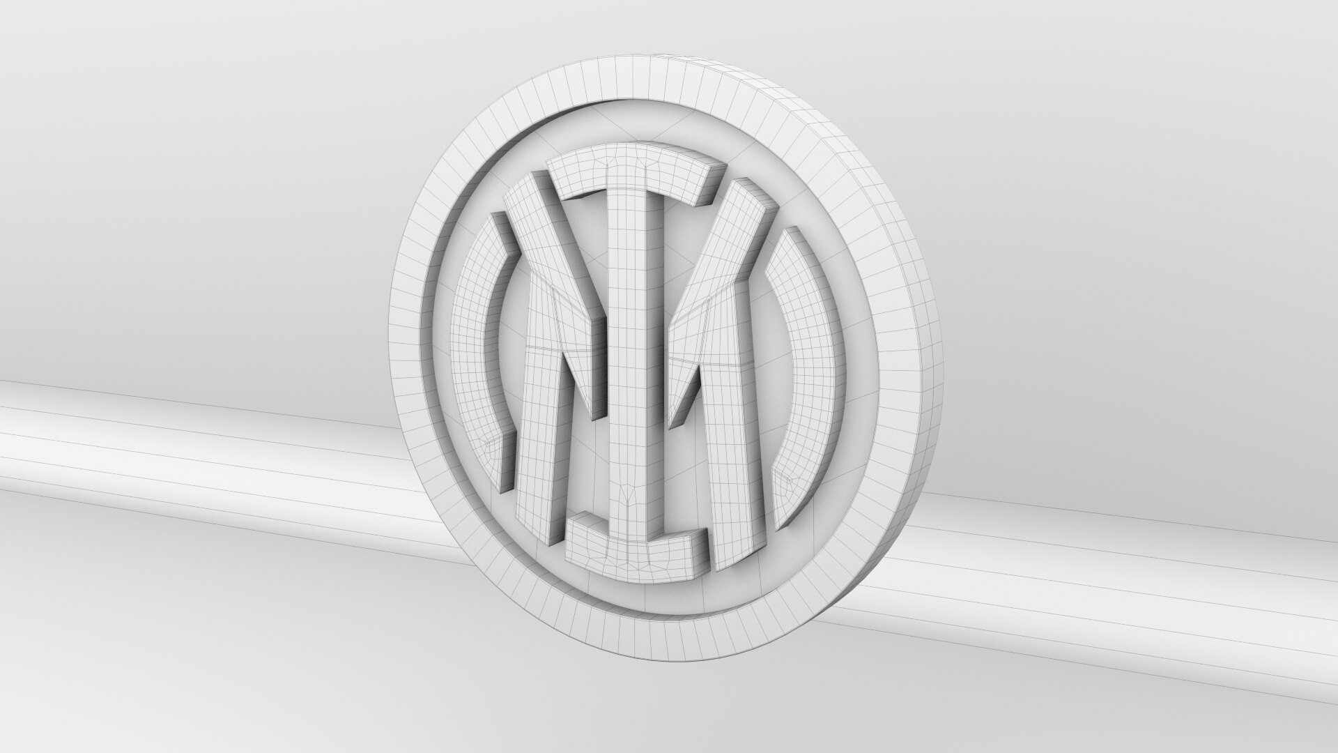 Inter Milan Team Logo - 3D Model by guimart