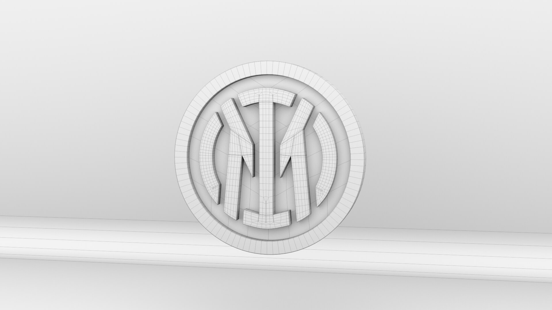 Inter Milan Team Logo - 3D Model by guimart