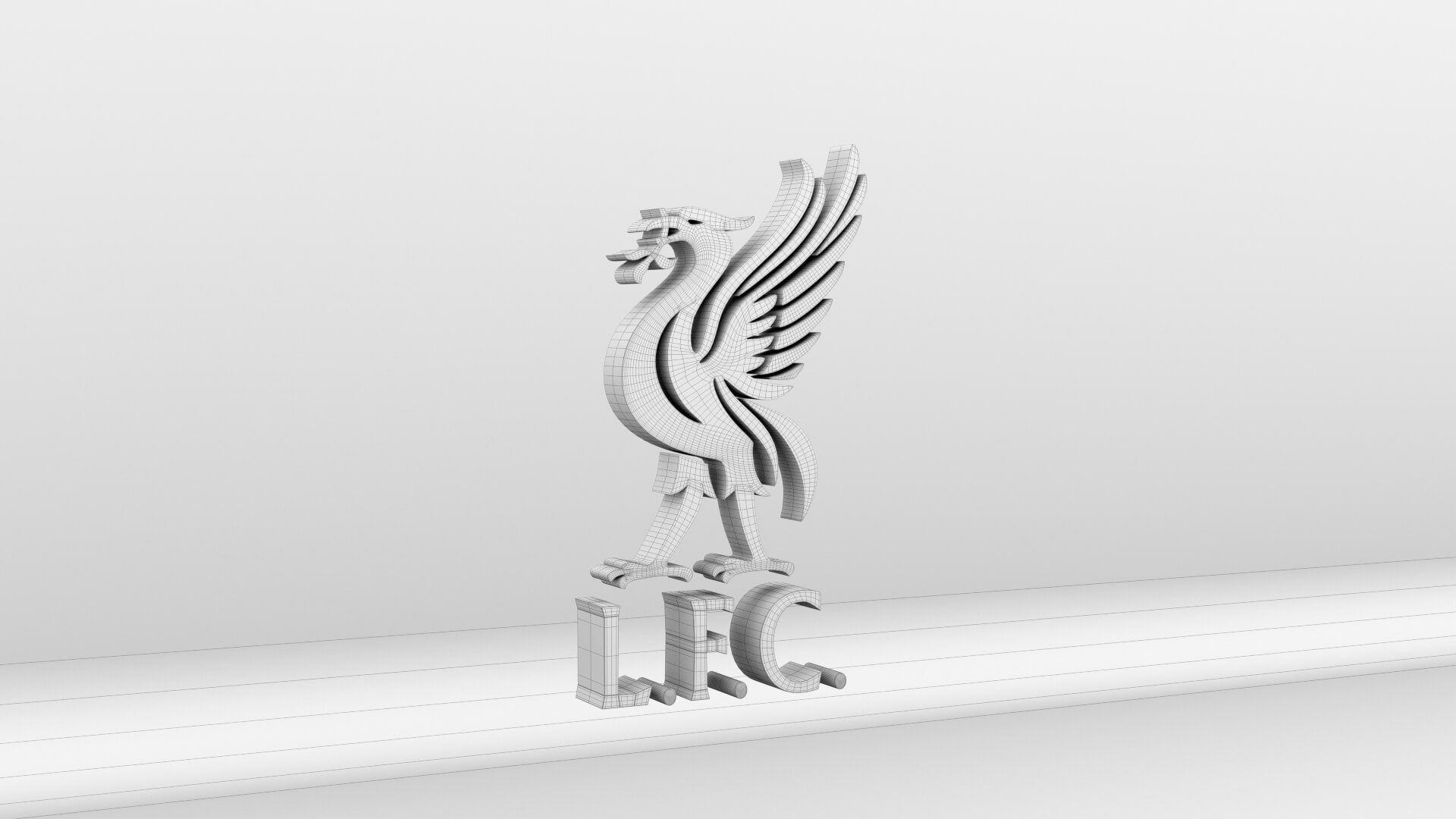 Liverpool Football Club Team Logo - 3D Model by guimart