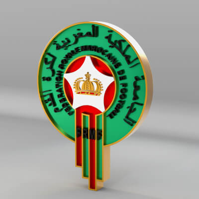 Morocco National Soccer Team Logo - 3D Model by guimart