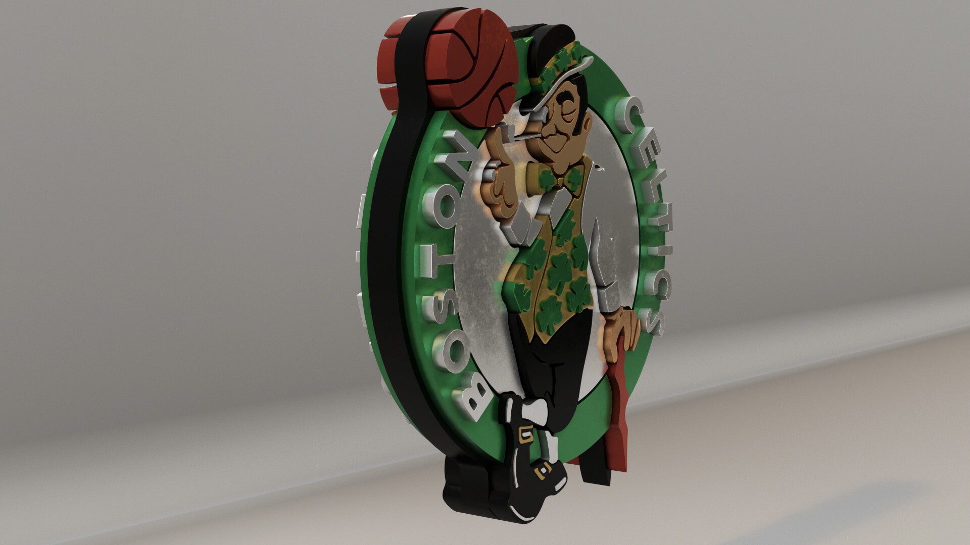 NBA Boston Celtics Logo - 3D Model by guimart