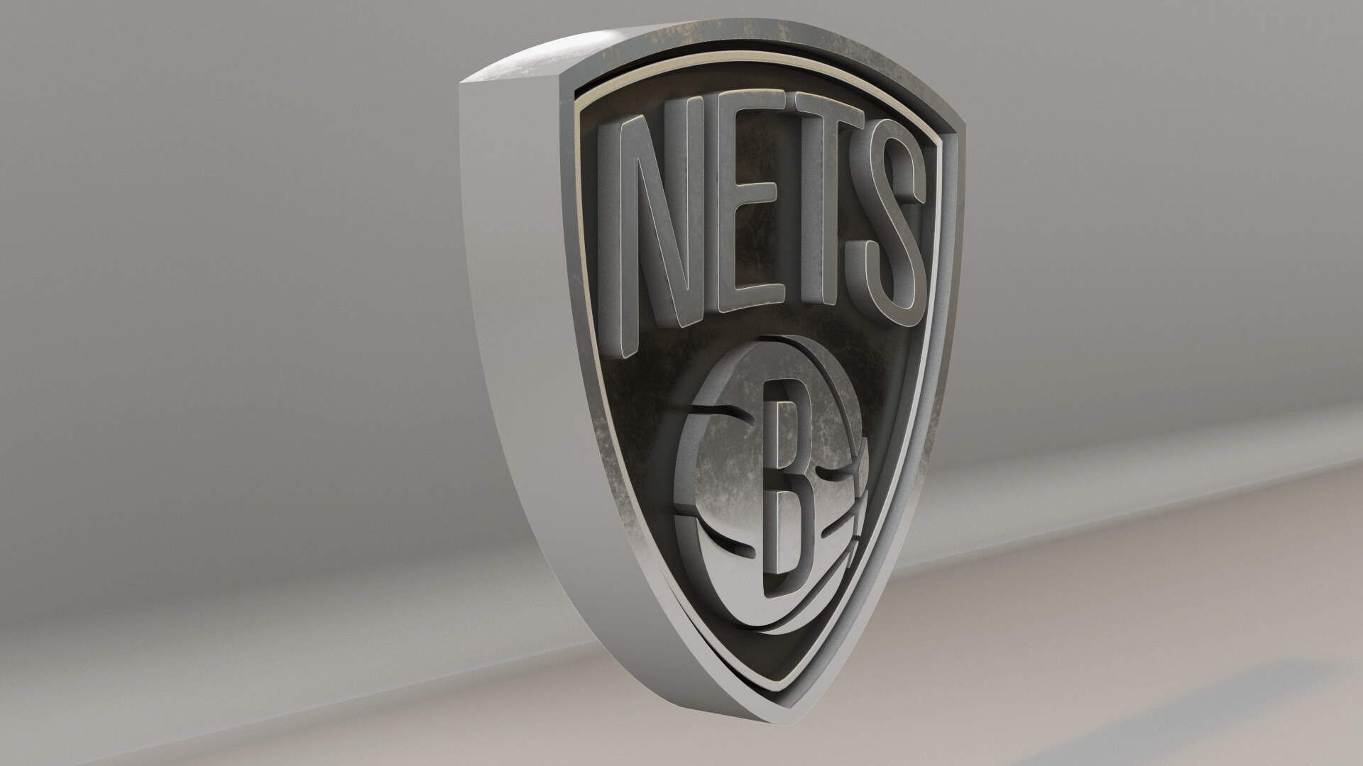 NBA Brooklyn Nets Logo - 3D Model by guimart