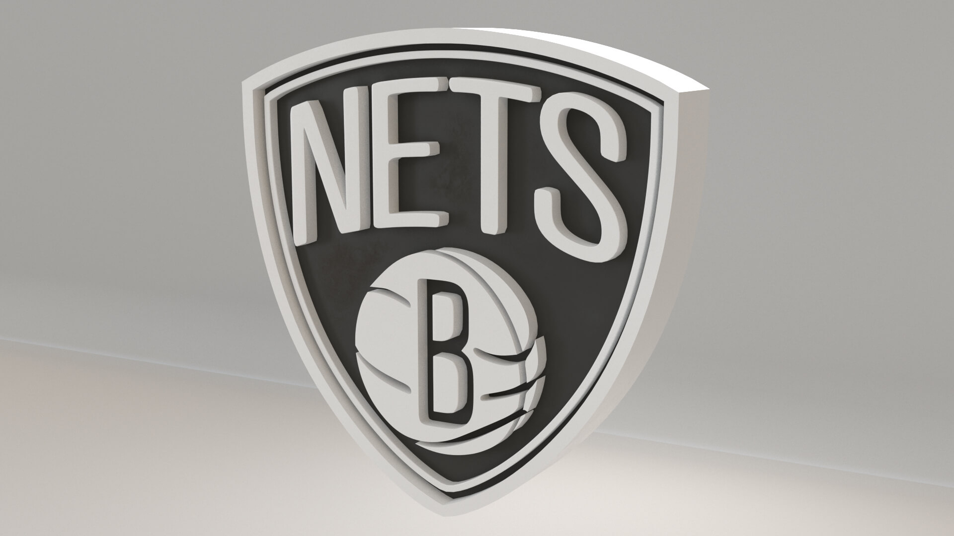 NBA Brooklyn Nets Logo - 3D Model by guimart