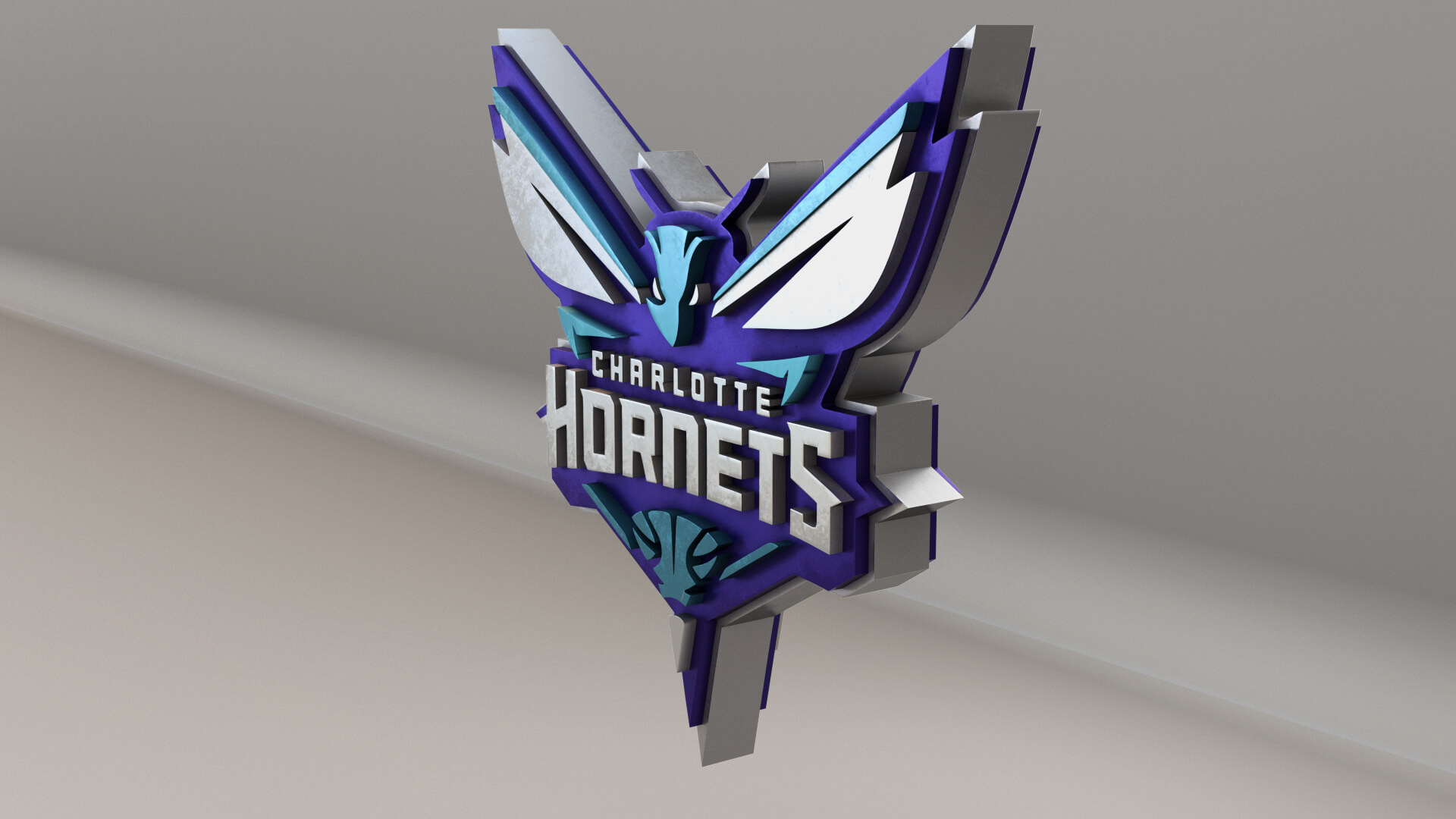 NBA Charlotte Hornets Logo - 3D Model by guimart