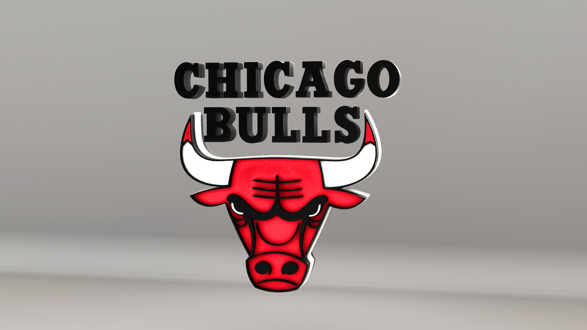 NBA Chicago Bulls Logo - 3D Model by guimart