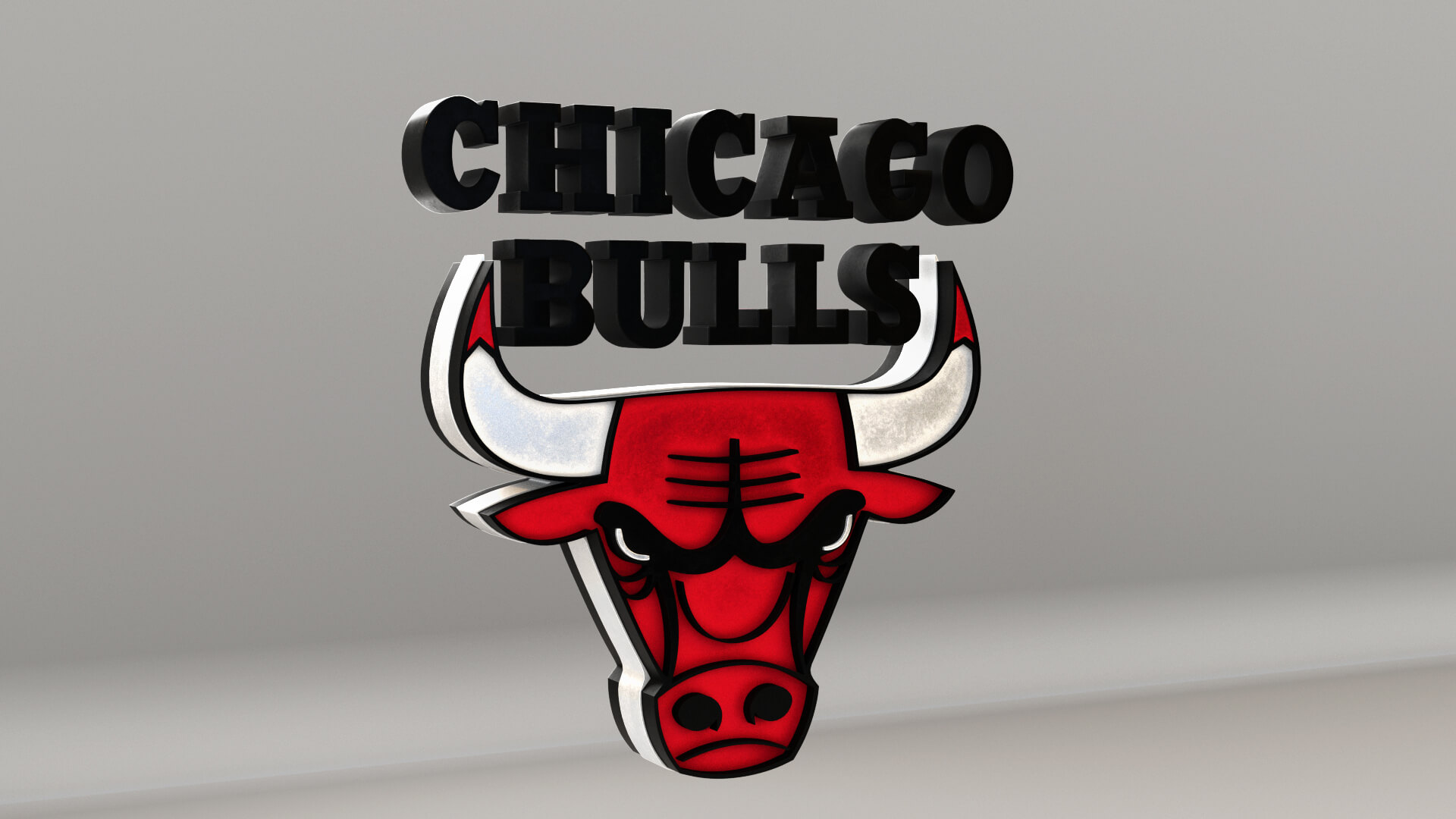 NBA Chicago Bulls Logo - 3D Model by guimart