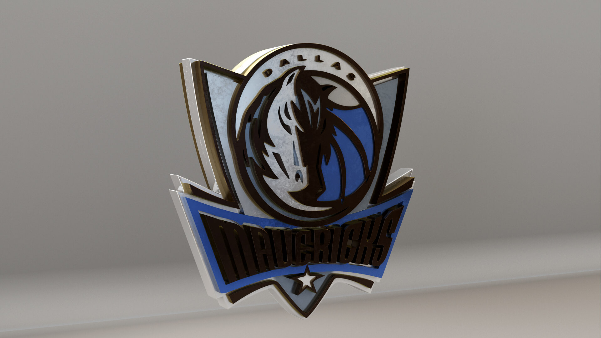 NBA Dallas Mavericks Logo - 3D Model by guimart