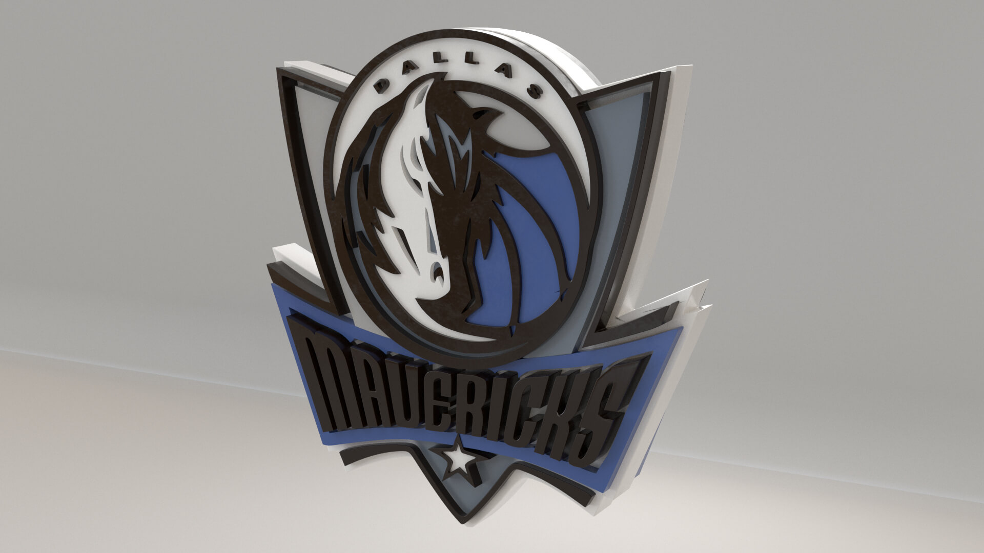 NBA Dallas Mavericks Logo - 3D Model by guimart