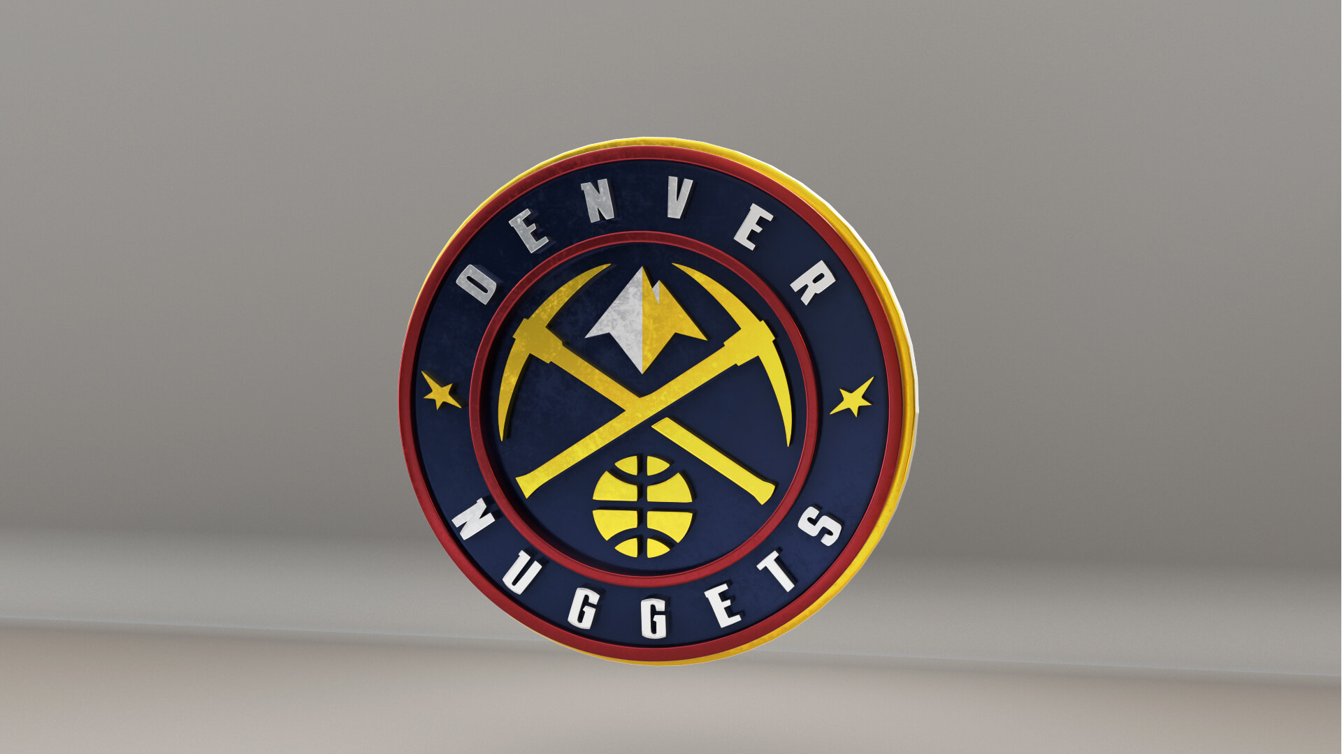 NBA Denver Nuggets Logo - 3D Model by guimart