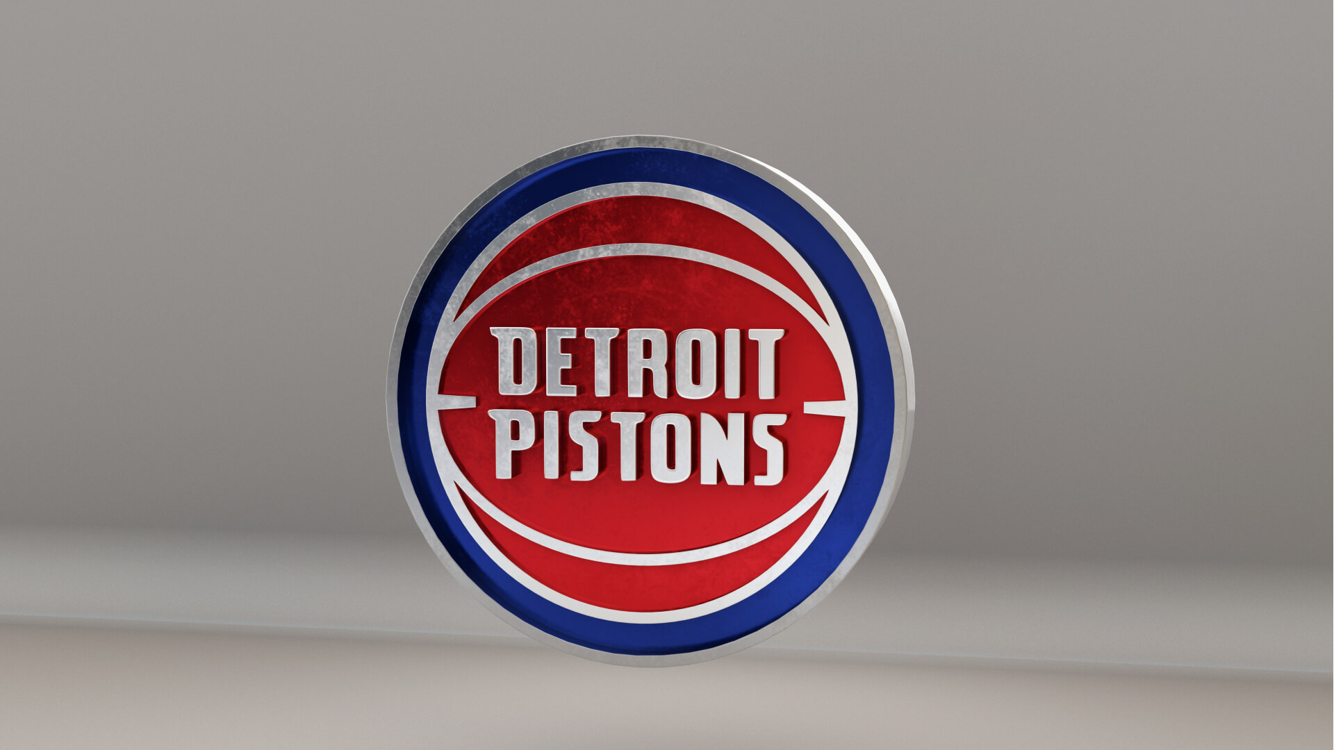 NBA Detroit Pistons Logo - 3D Model by guimart