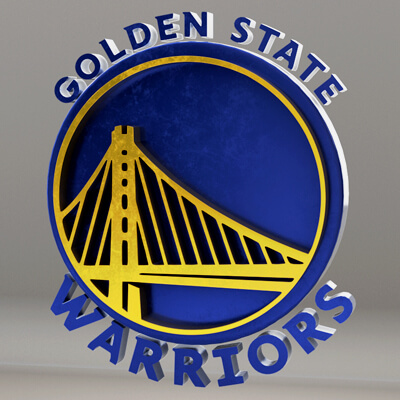 NBA Golden State Warriors Logo - 3D Model by guimart