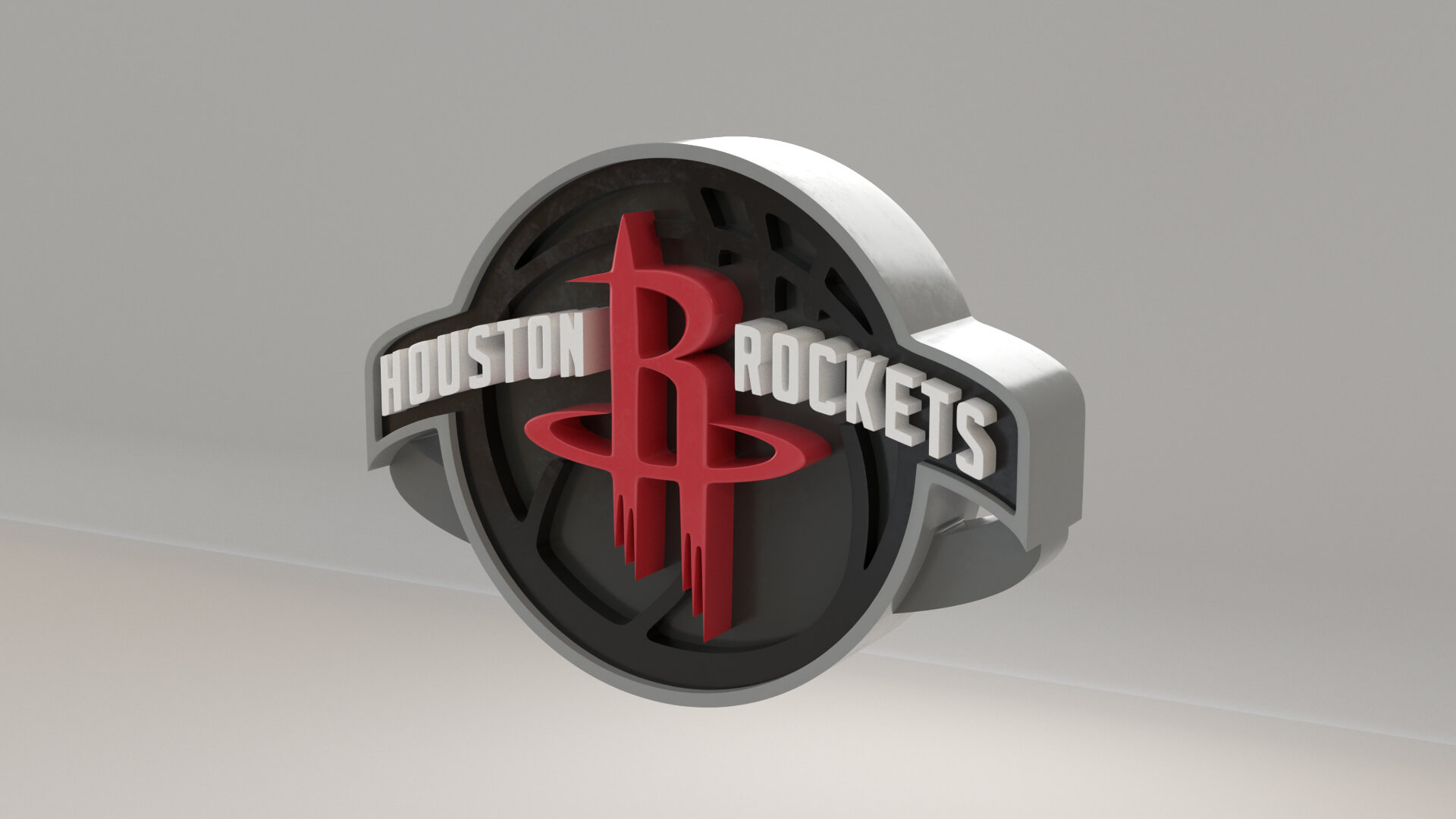 NBA Houston Rockets Logo - 3D Model by guimart