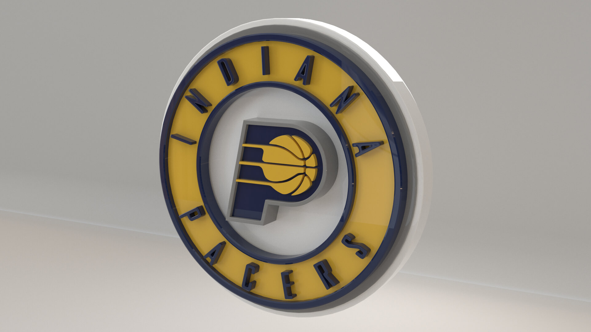 NBA Indiana Pacers Logo - 3D Model by guimart