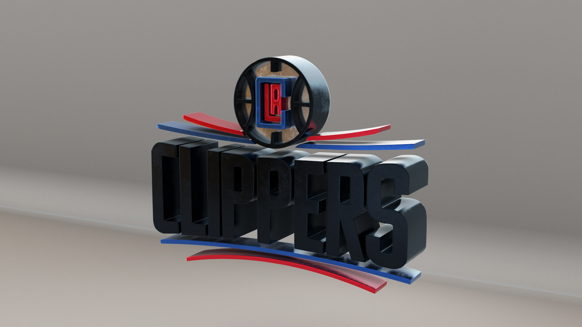 NBA Los Angeles Clippers Logo - 3D Model by guimart
