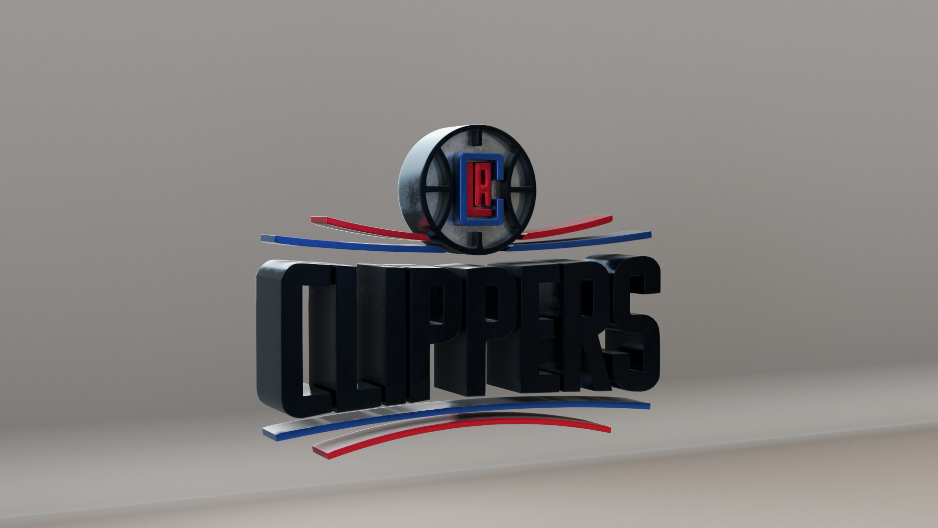 NBA Los Angeles Clippers Logo - 3D Model by guimart
