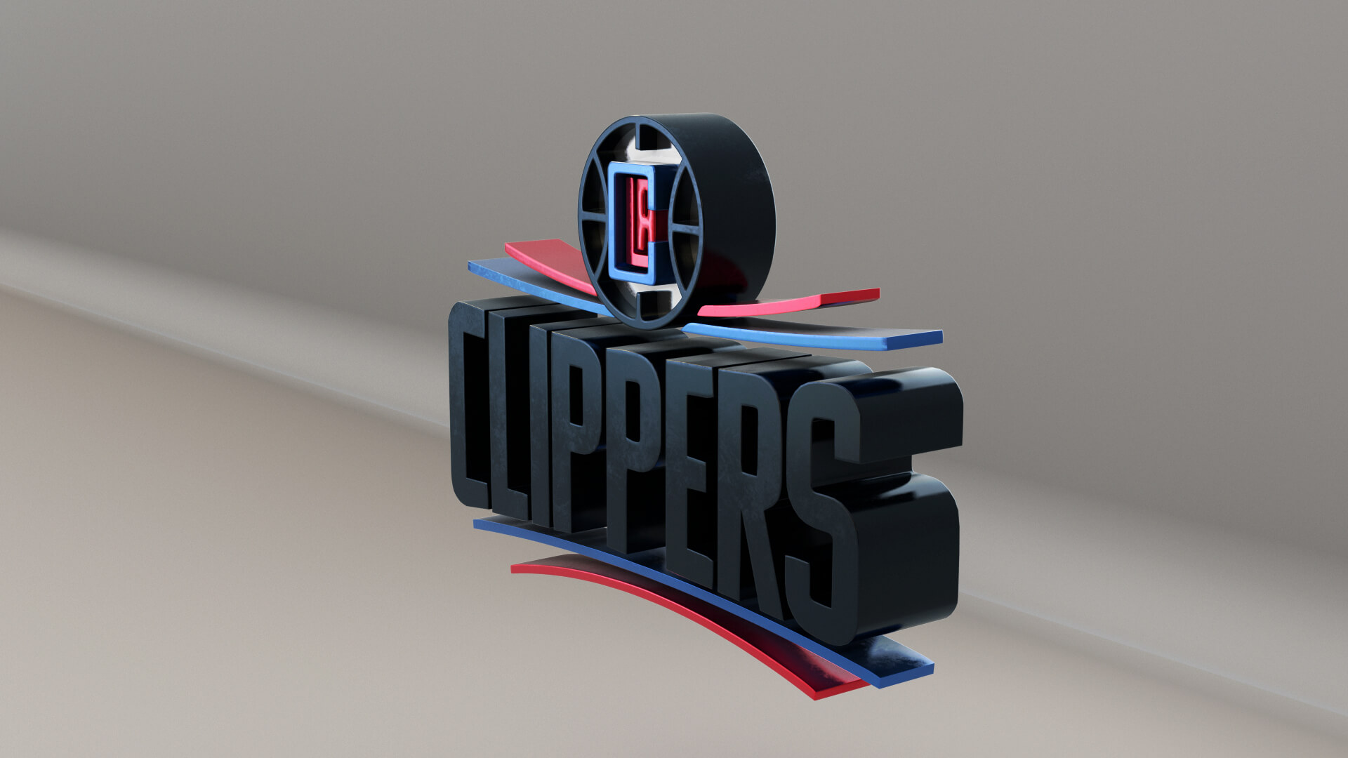 NBA Los Angeles Clippers Logo - 3D Model by guimart