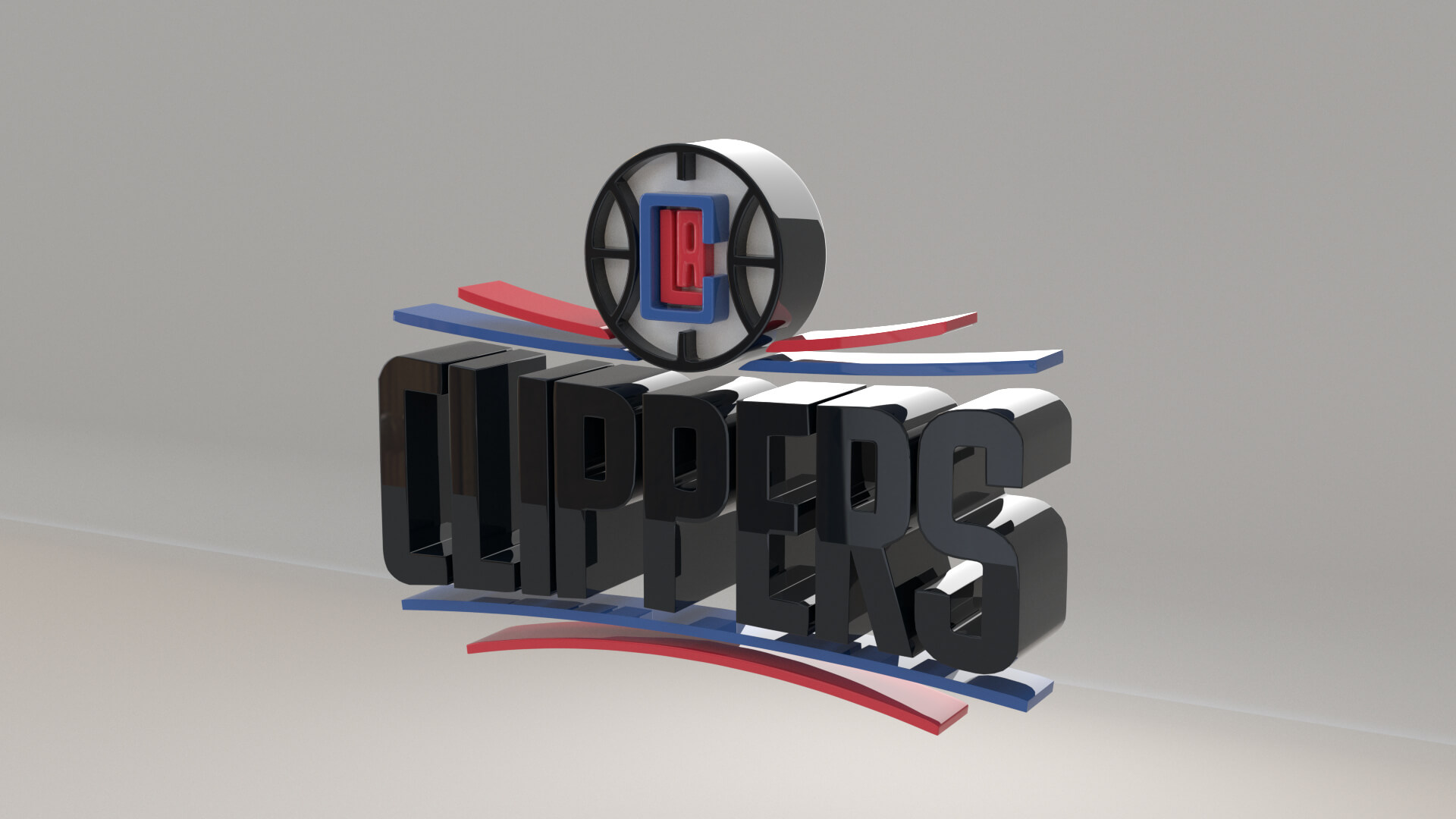 NBA Los Angeles Clippers Logo - 3D Model by guimart
