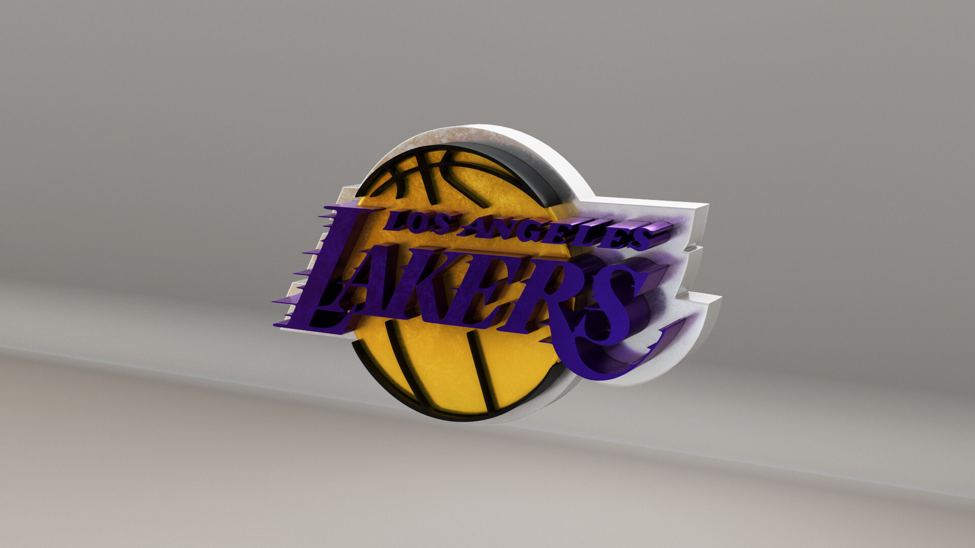 Lakers 3d Logo Symbol ⚾ MLB NBA 3D MODULAR LOGO / LETTERING・ STL