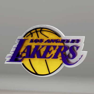 3d Lakers Logo NBA Logo | 3D Model