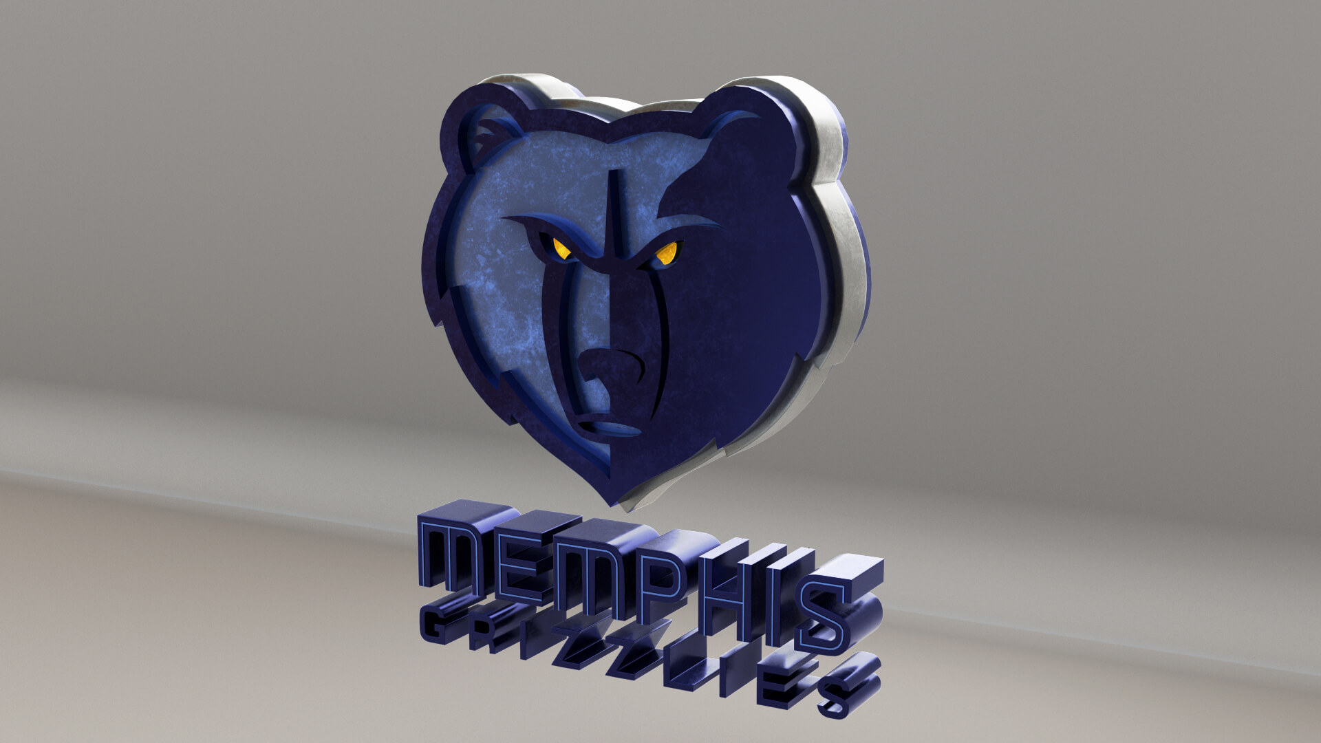 NBA Memphis Grizzlies Logo - 3D Model by guimart