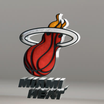 NBA Miami Heat Logo - 3D Model by guimart