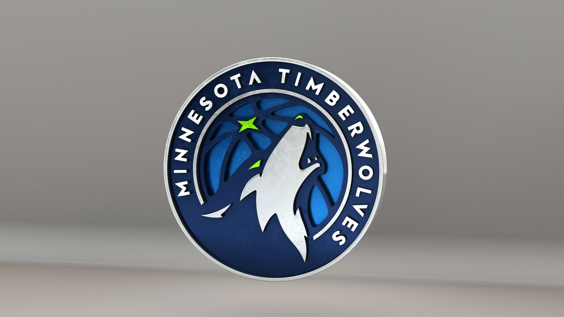 NBA Minessota Timberwolves Logo - 3D Model by guimart