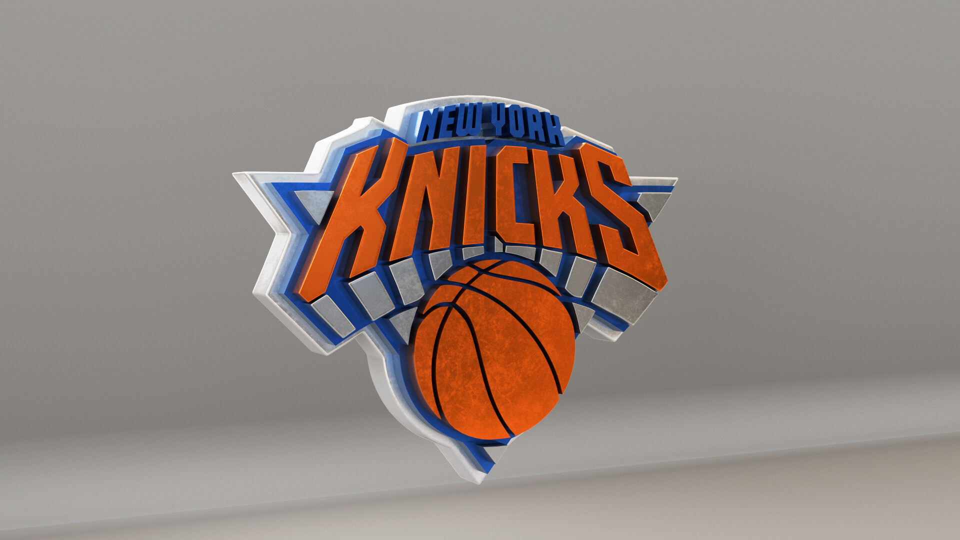 NBA New York Knicks Logo - 3D Model by guimart