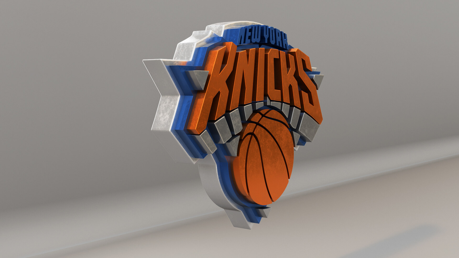 NBA New York Knicks Logo - 3D Model by guimart