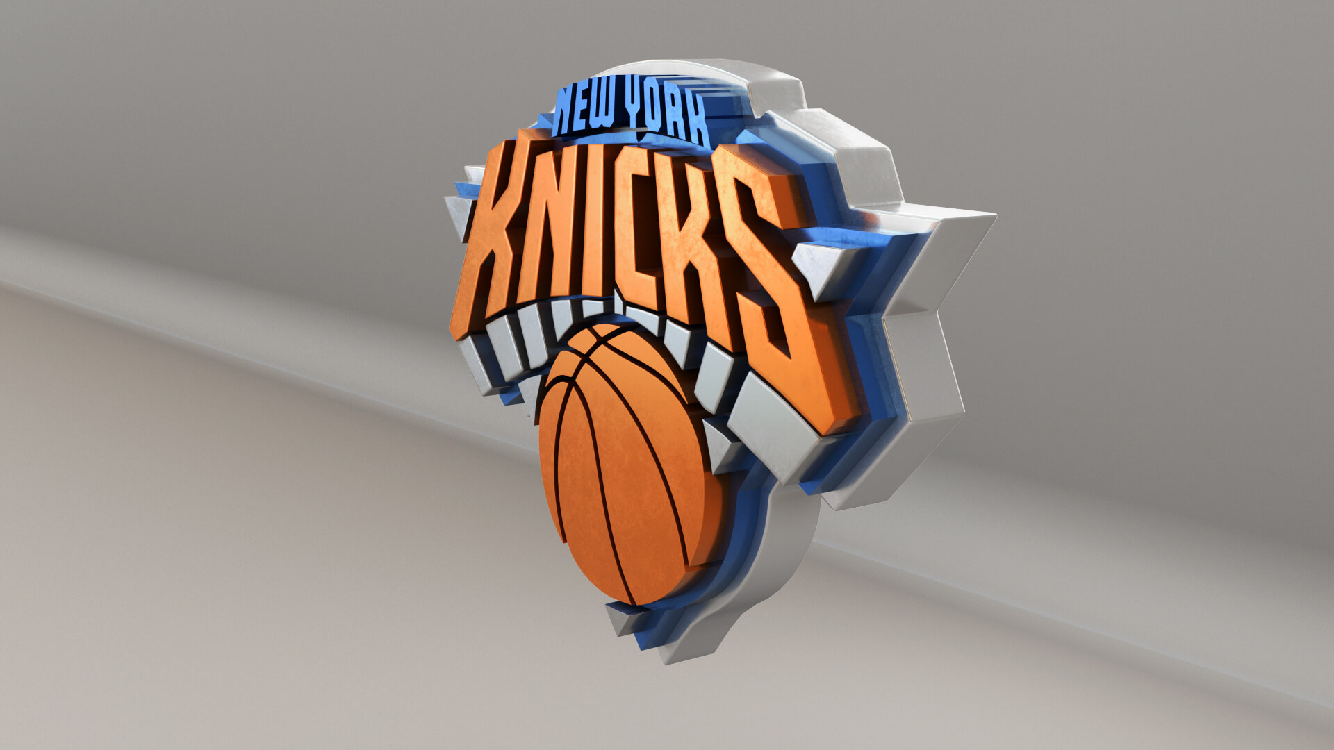 NBA New York Knicks Logo - 3D Model by guimart