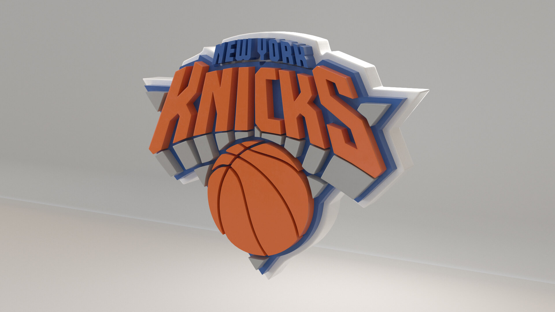 NBA New York Knicks Logo - 3D Model by guimart
