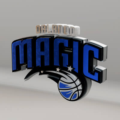 NBA Orlando Magic Logo - 3D Model by guimart