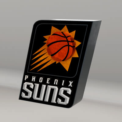 NBA Phoenix Suns Logo - 3D Model by guimart
