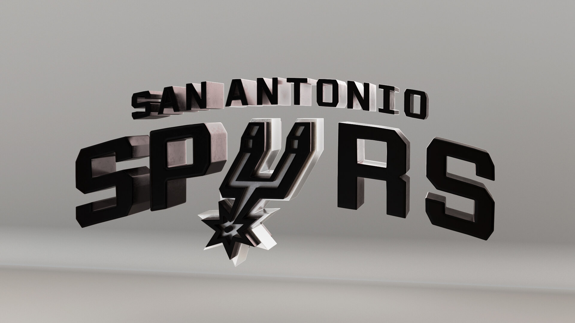 NBA San Antonio Spurs Logo - 3D Model by guimart