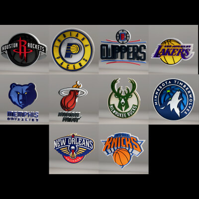 NBA Teams Logos Bundle 2 by guimart