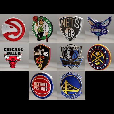 NBA Teams Logos Bundle 1 by guimart