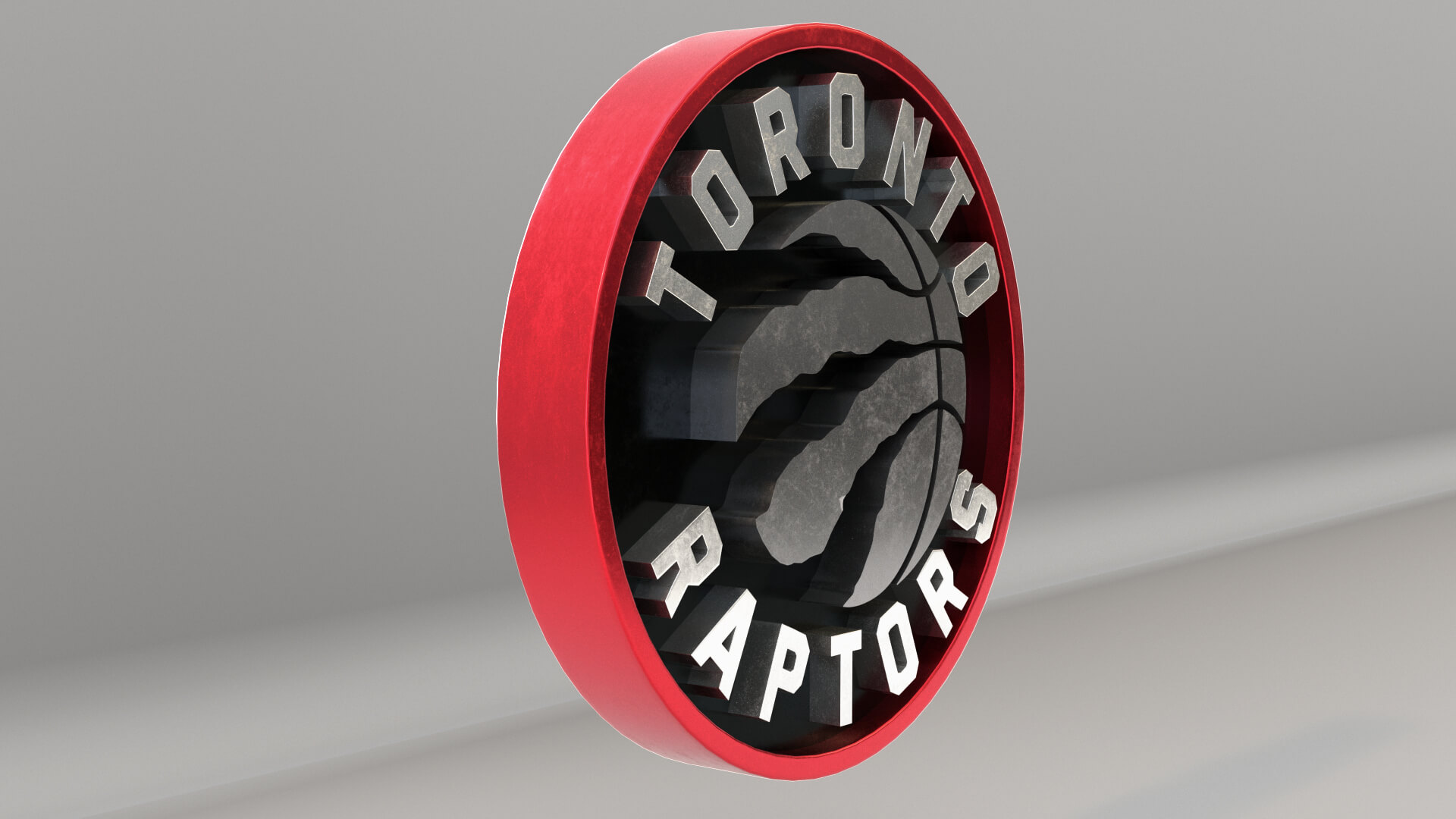 NBA Toronto Raptors Logo - 3D Model by guimart