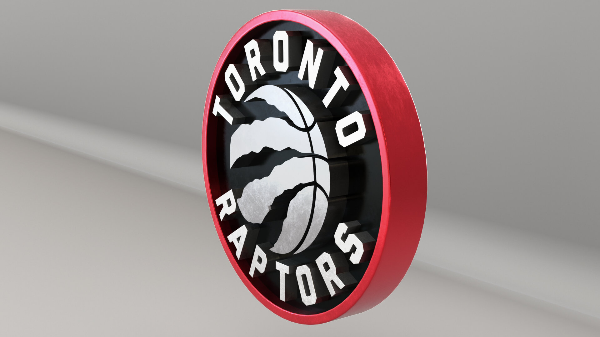NBA Toronto Raptors Logo - 3D Model by guimart