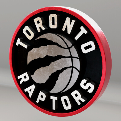 NBA Toronto Raptors Logo - 3D Model by guimart