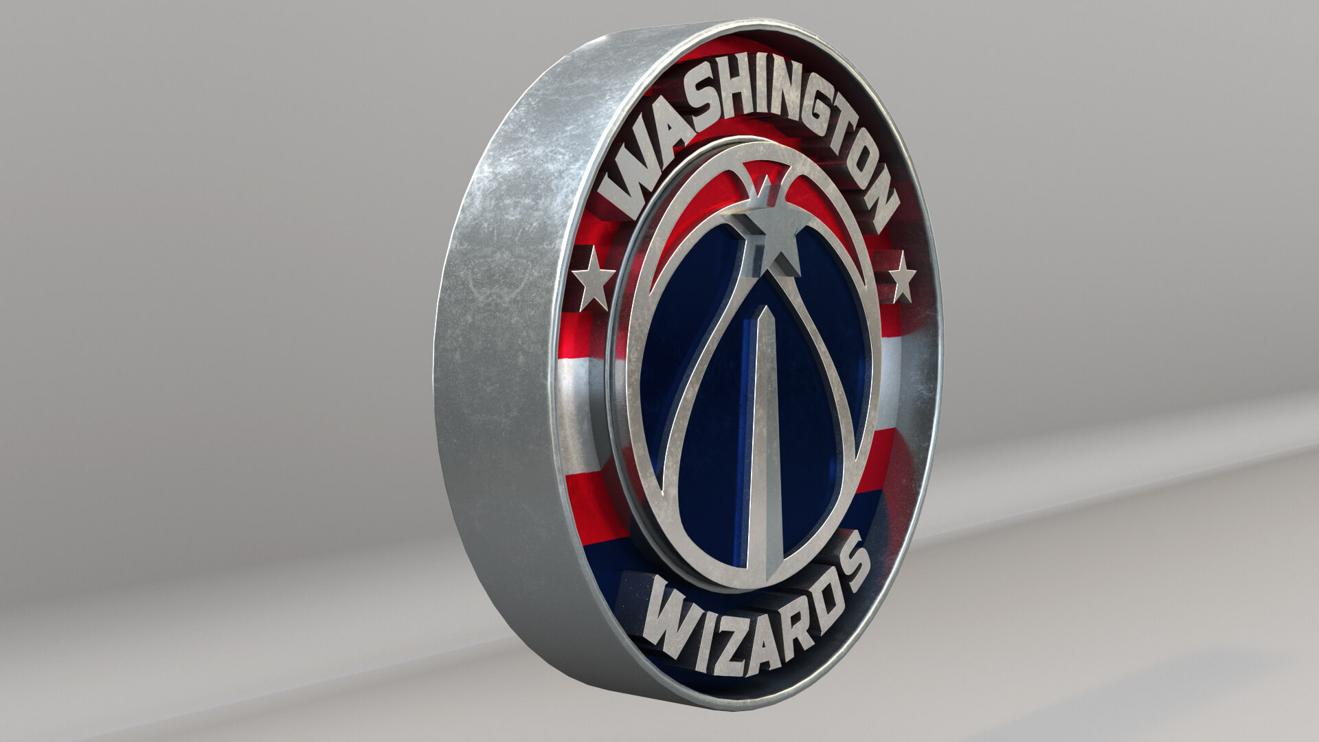 NBA Washington Wizards Logo - 3D Model by guimart