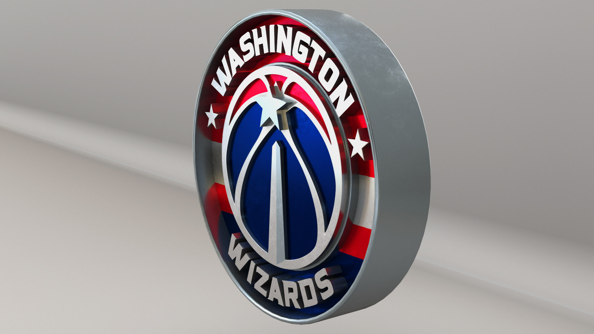 NBA Washington Wizards Logo - 3D Model by guimart