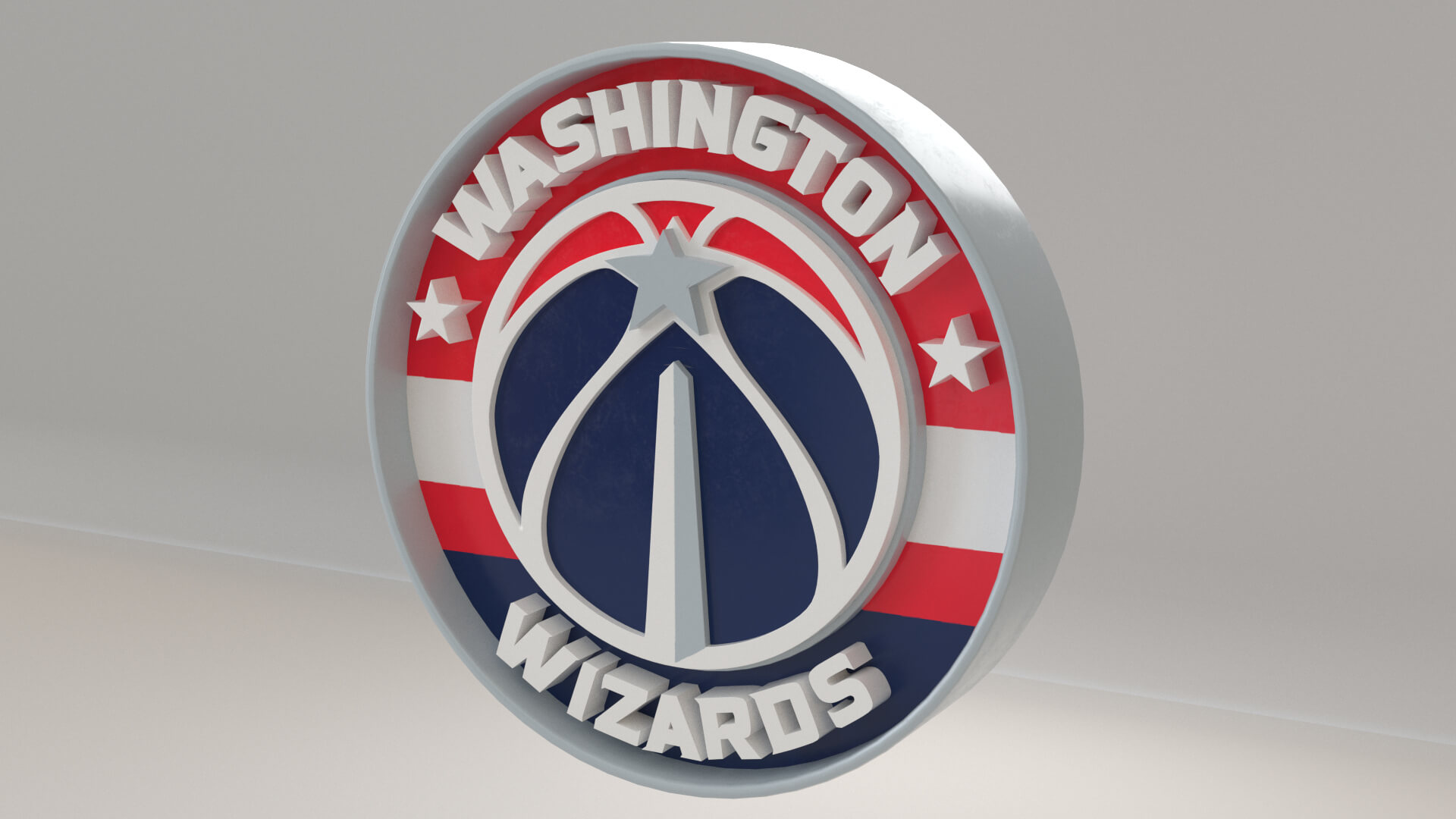NBA Washington Wizards Logo - 3D Model by guimart