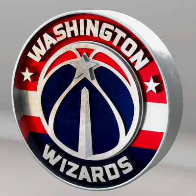 NBA Washington Wizards Logo - 3D Model by guimart