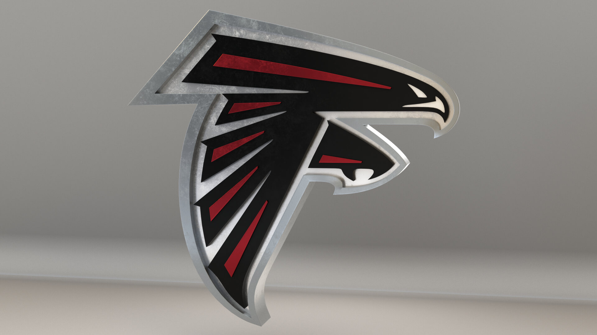 NFL Atlanta Falcons Logo - 3D Model by guimart