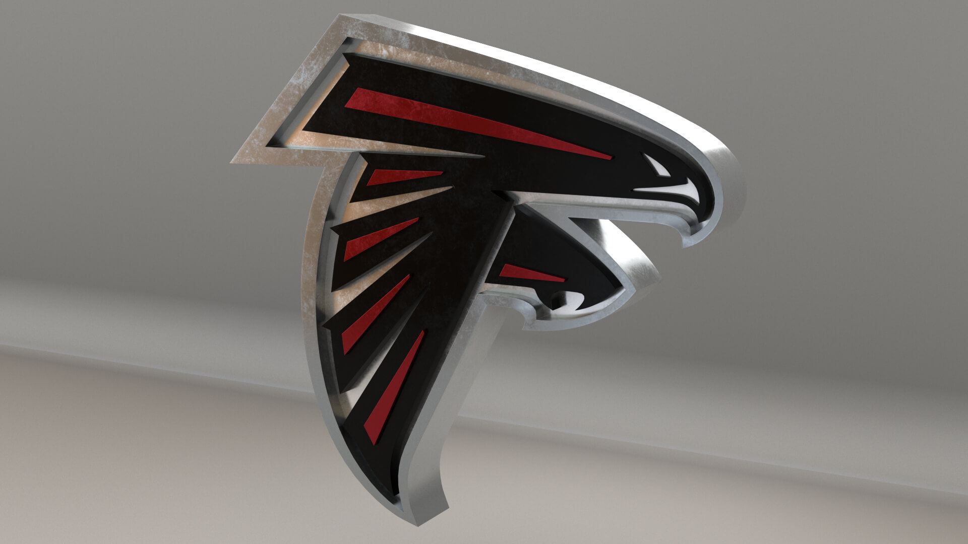 NFL Atlanta Falcons Logo - 3D Model by guimart