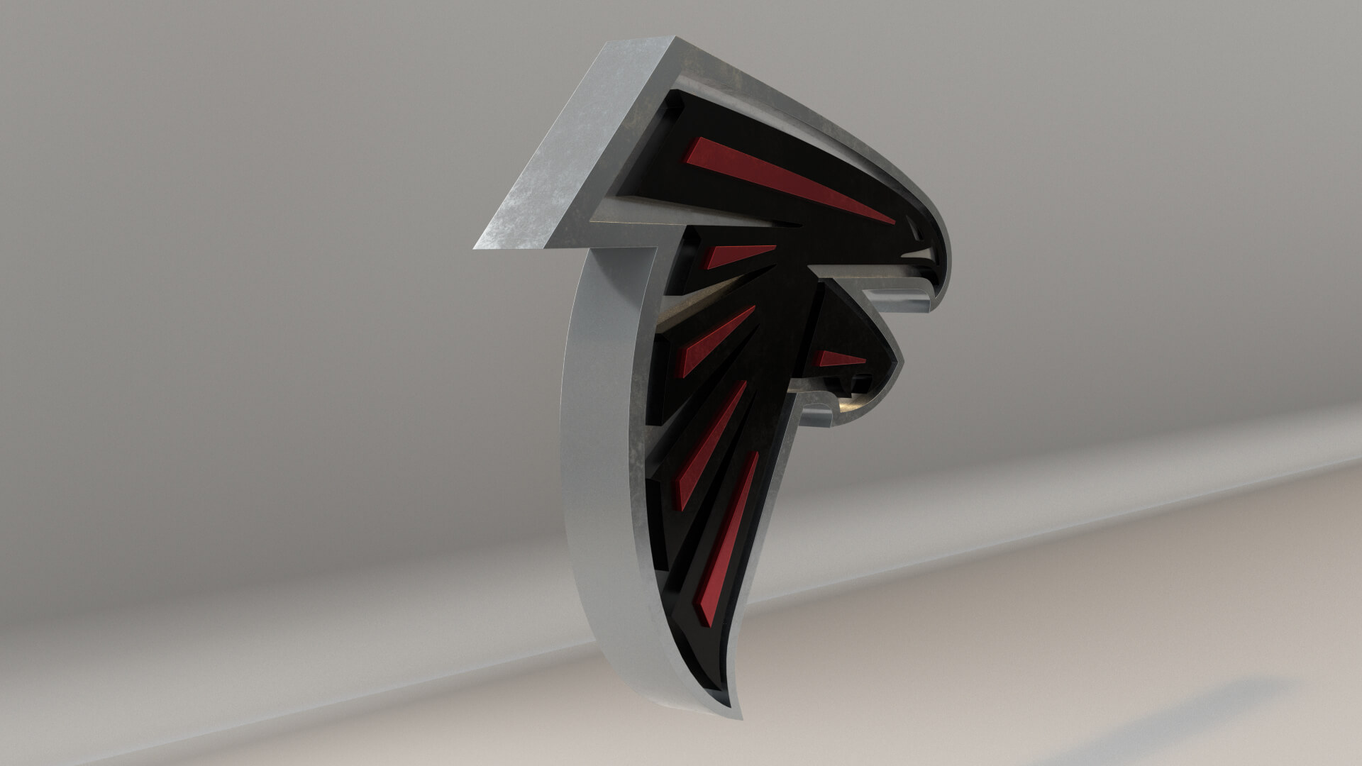 NFL Atlanta Falcons Logo - 3D Model by guimart
