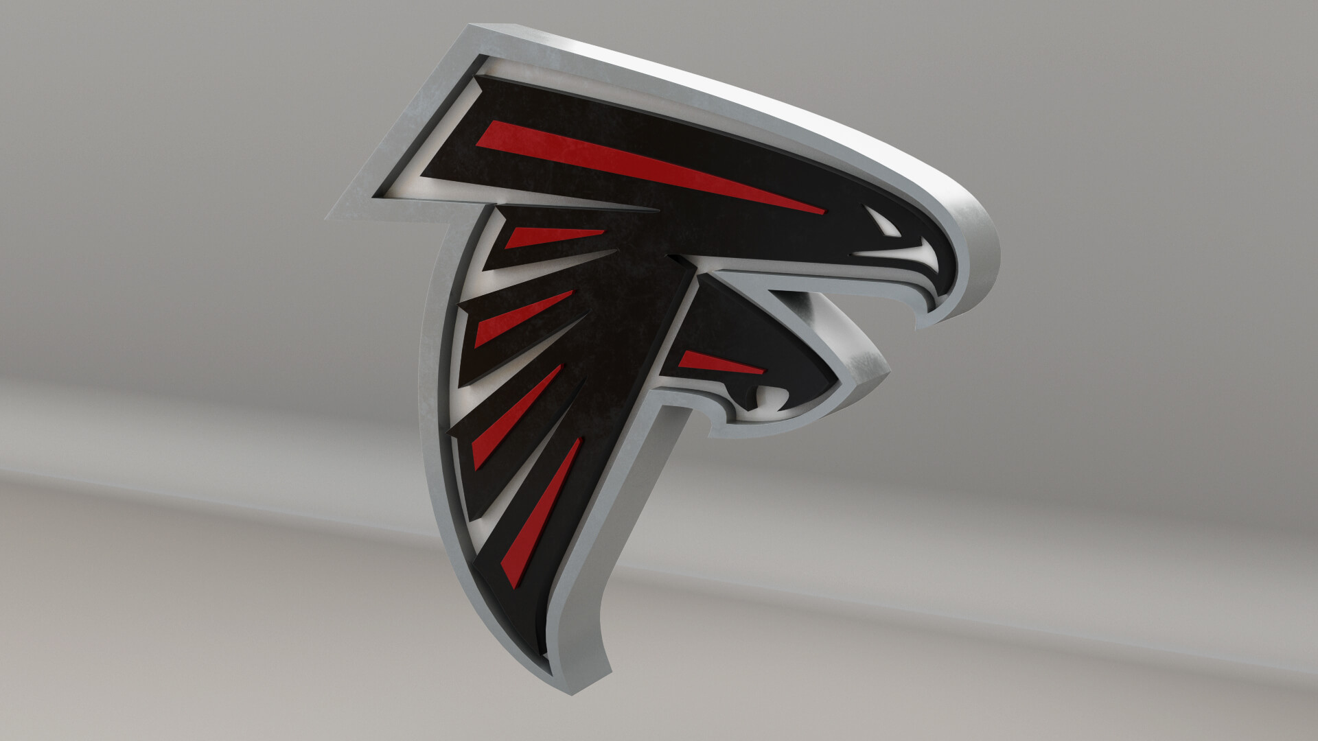 NFL Atlanta Falcons Logo - 3D Model by guimart